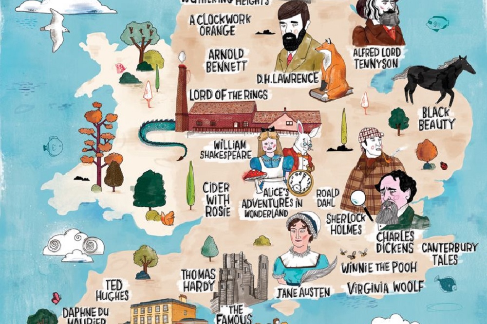 Visit Britain apologises for England-only 'classic British literature' map