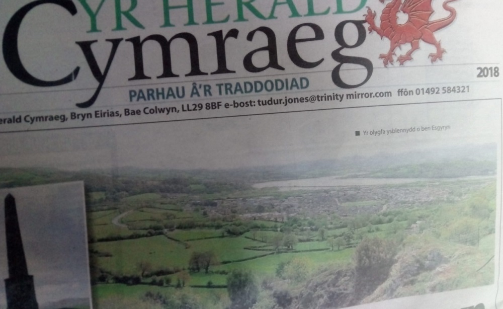 Call to reverse 'sharp decline' of Welsh language newspaper